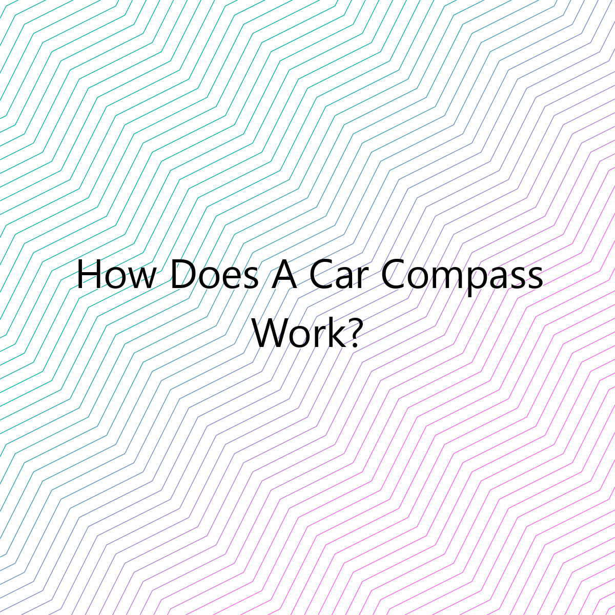 How Does A Car Compass Work? - Brusearch