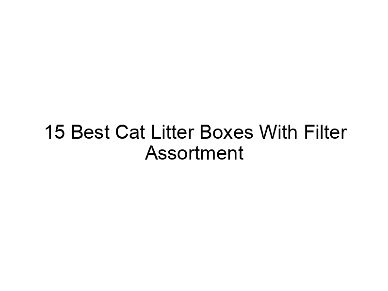15 Best Cat Litter Boxes With Filter Assortment Variety Packs - June 2025