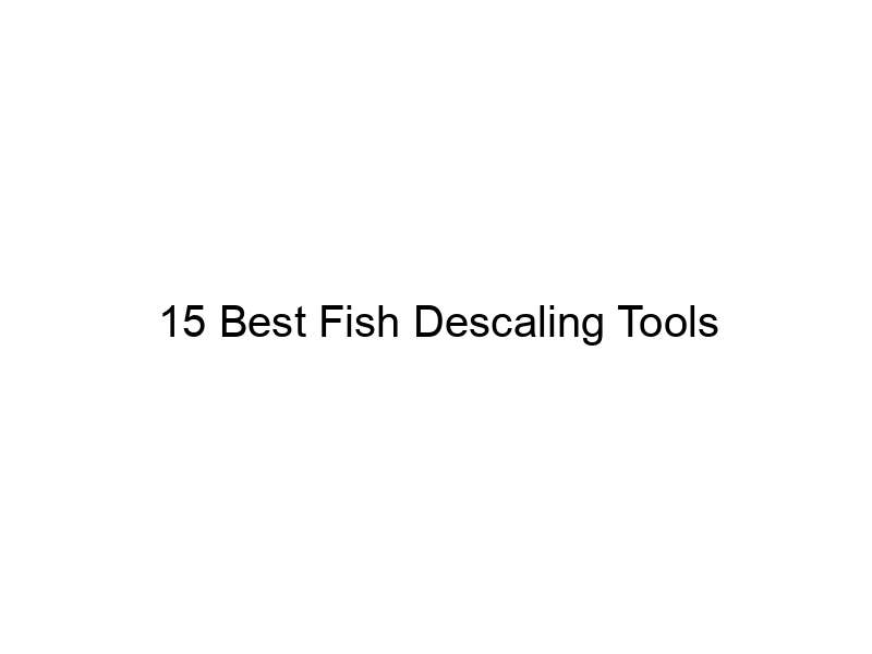 15 Best Fish Descaling Tools - October 2025