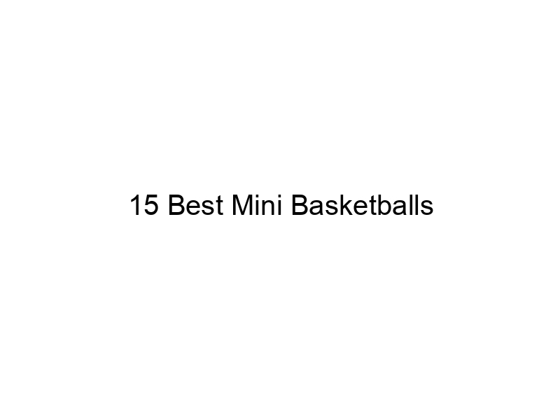 15 Best Mini Basketballs - September 2025