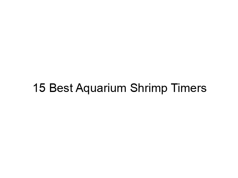 15 Best Aquarium Shrimp Timers - September 2025